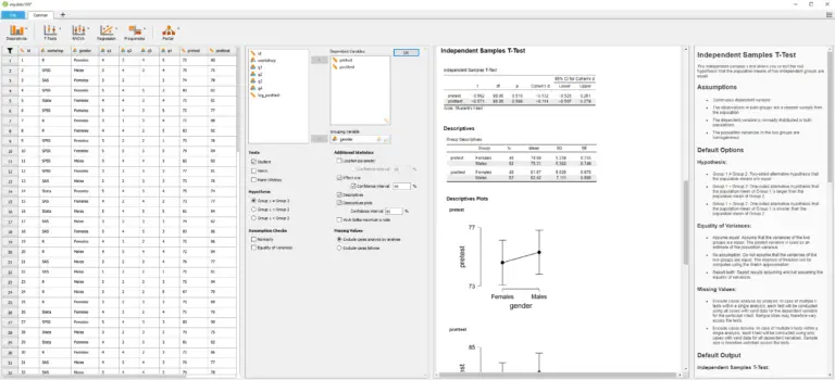A Comparative Review of the JASP Statistical Software | r4stats.com